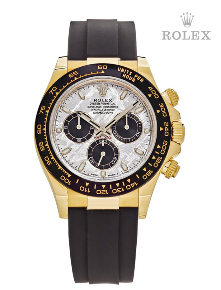 Rolex Daytona 116518LN Yellow Gold Meteorite Dial – Exclusive ...