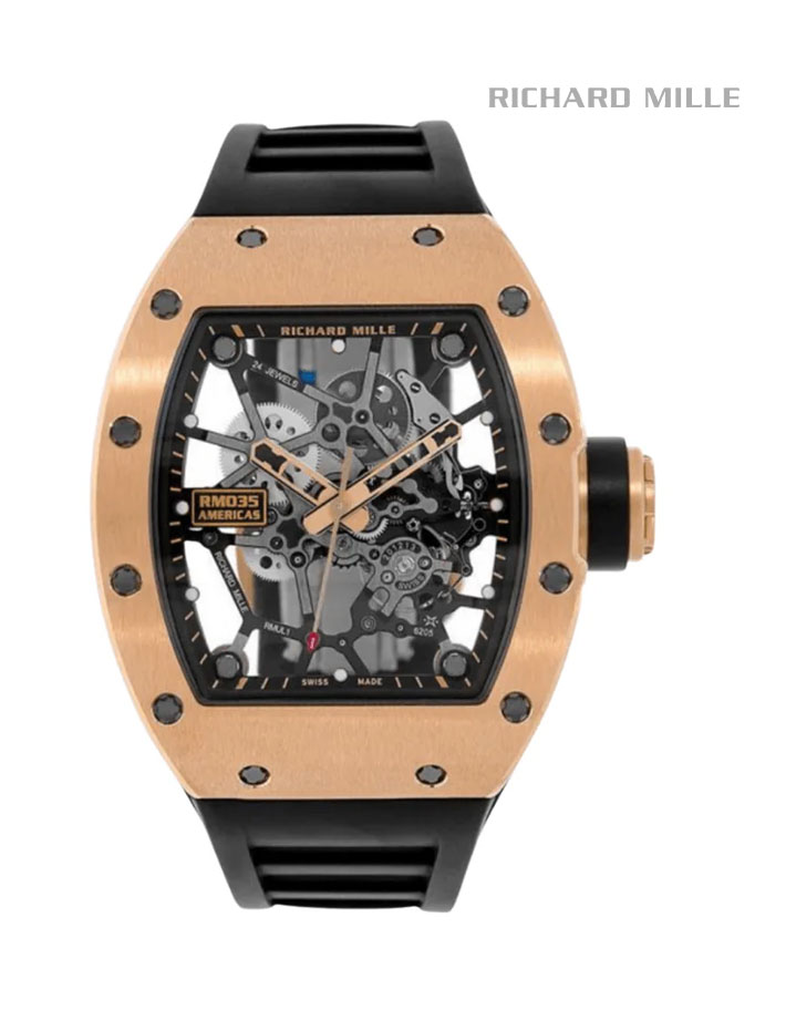 Richard Mille RM 035 Americas Rose Gold Toro Skeleton Limited Edition ...